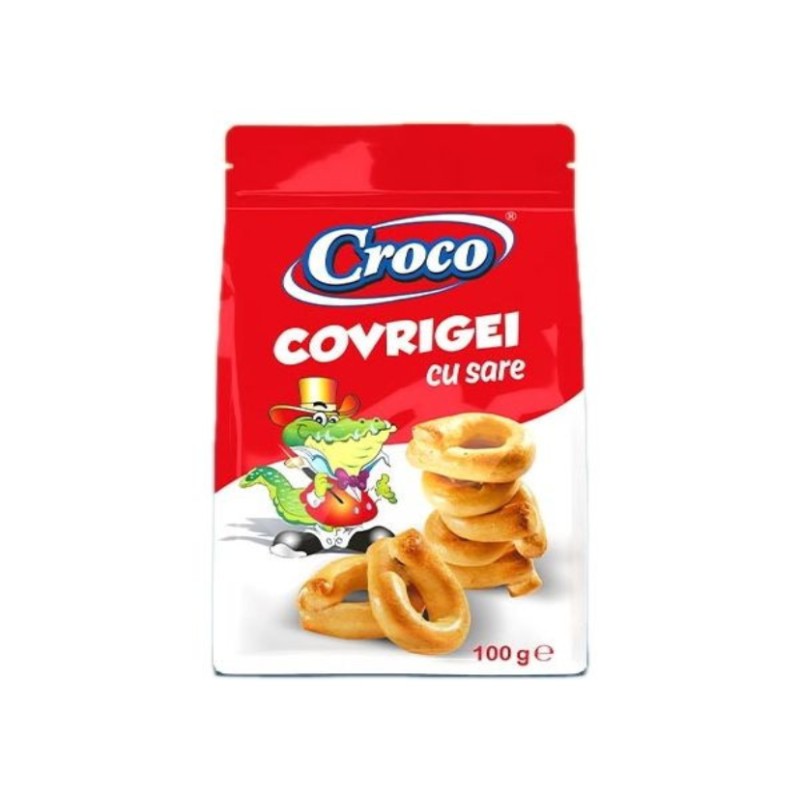 Covrigei cu Sare Croco, 100 g Oferta Pret - Trada.ro