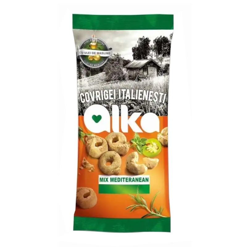Covrigei Italienesti cu Mix Mediteranean Alka, 100 g Oferta Pret - Trada.ro