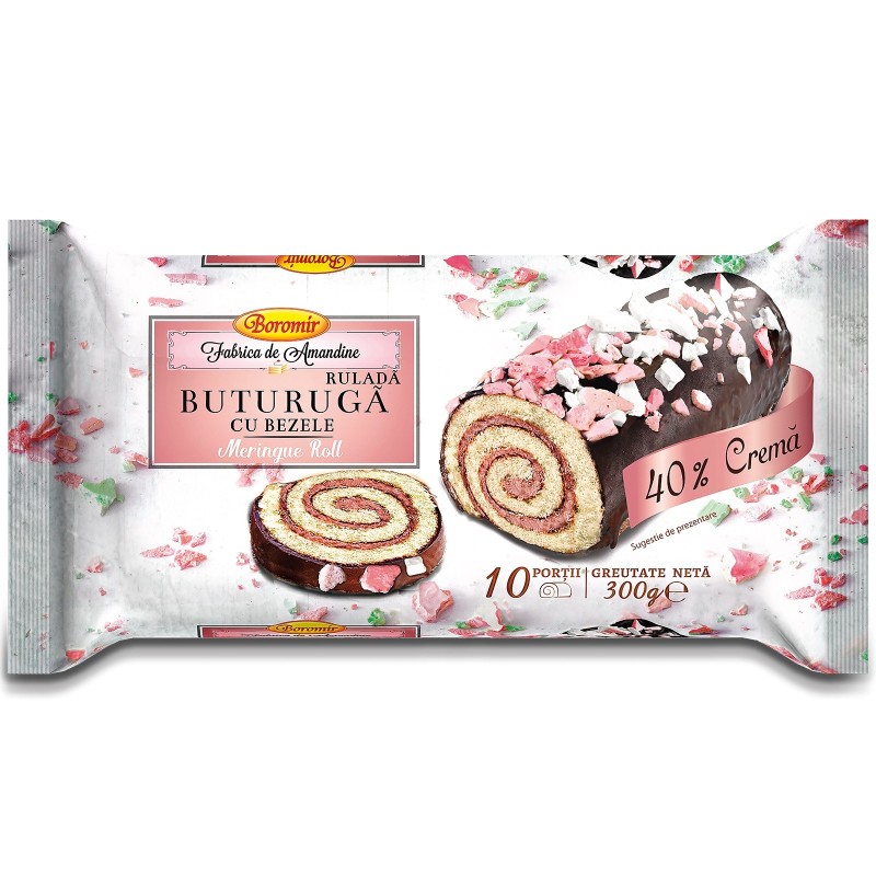 Rulada Buturuga cu Bezele Boromir, 300 g Oferta Pret - Trada.ro