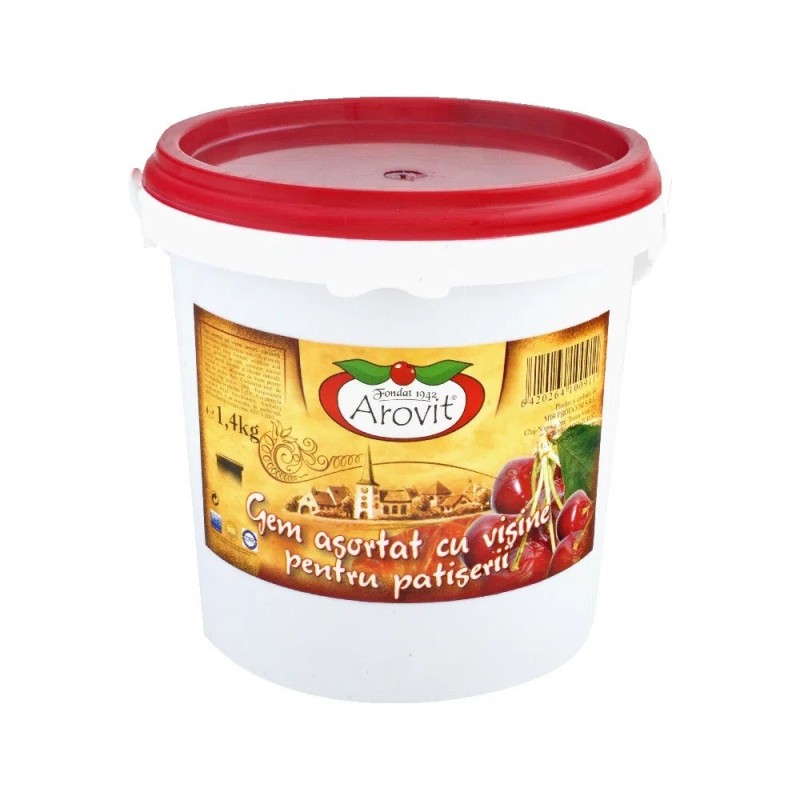 Gem Asortat cu Visine Arovit, 1.4 kg Oferta Pret - Trada.ro