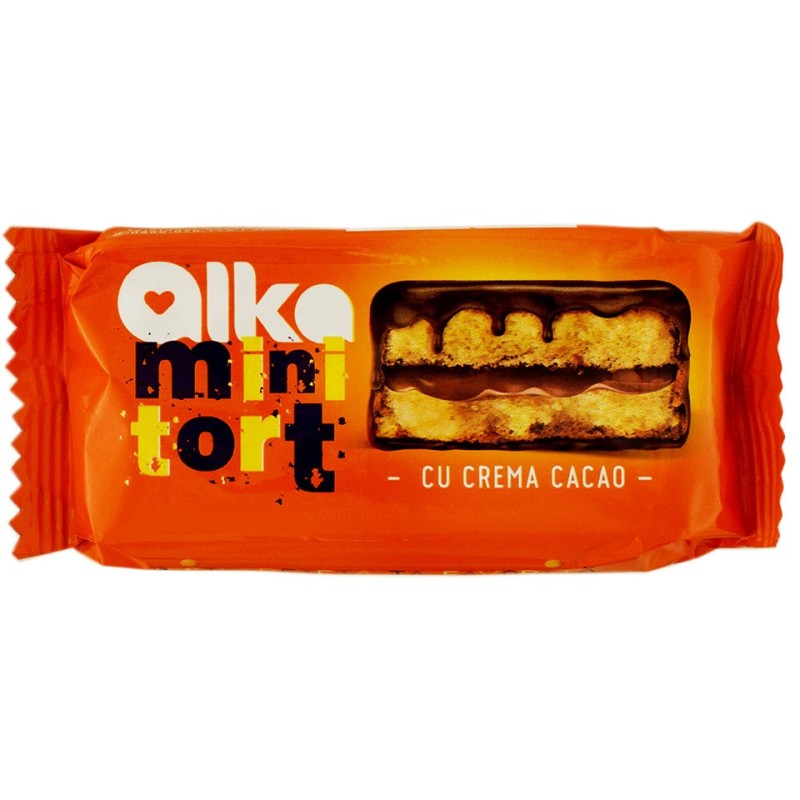 Prajitura Casei Mini Tort cu Crema de Cacao Alka, 30 g Oferta Pret ...