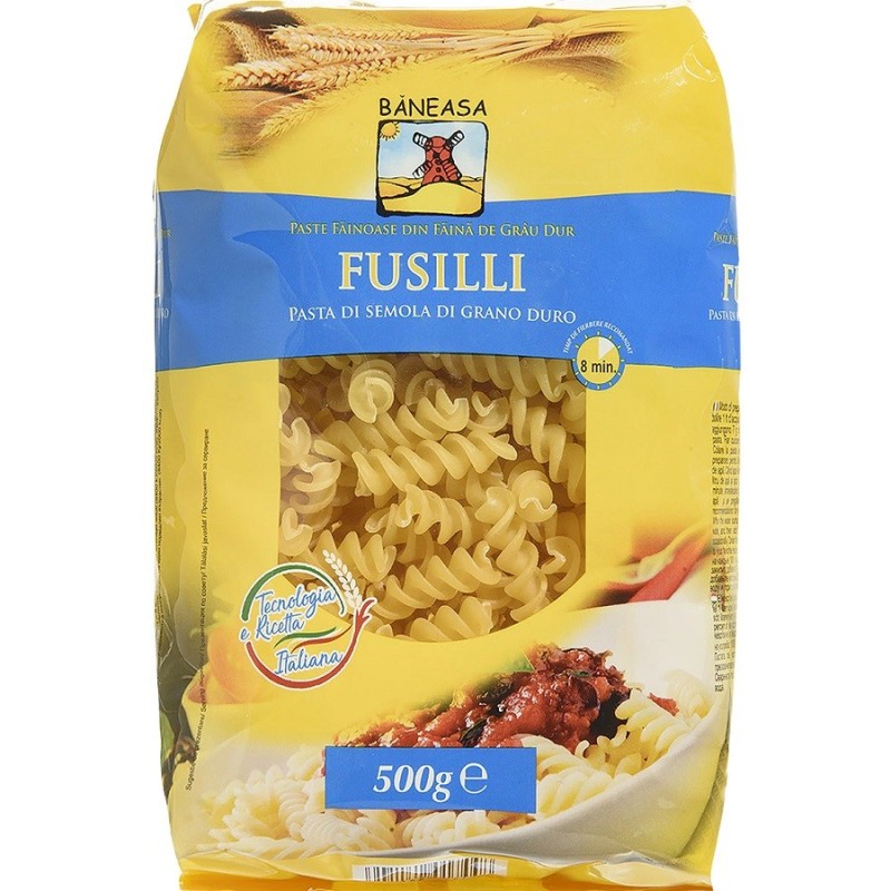 Paste Fusili din Grau Dur Baneasa, 500 g Oferta Pret - Trada.ro