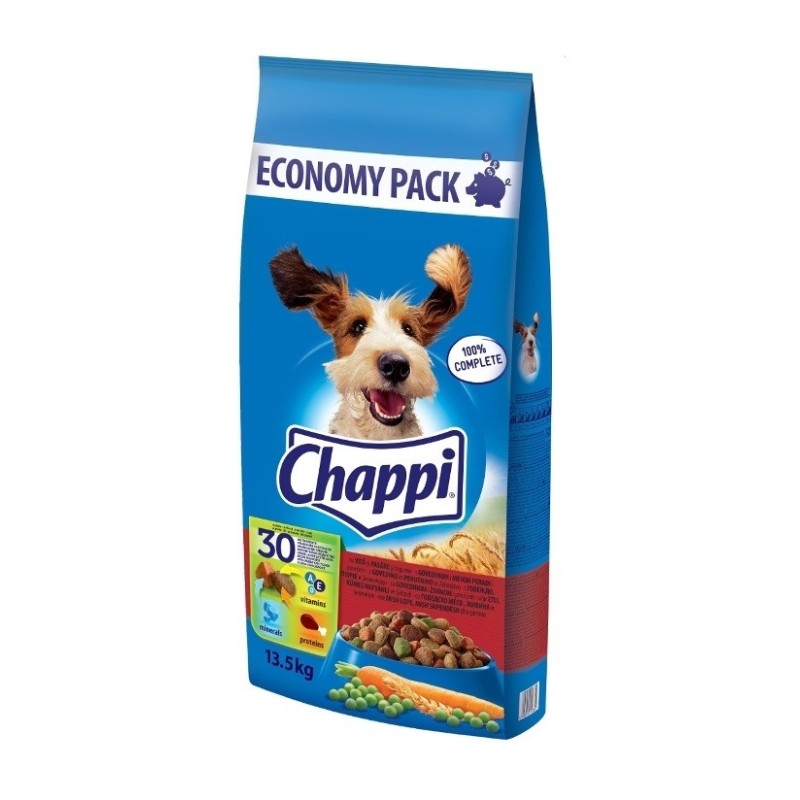 Hrana Uscata pentru Caini Chappi cu Vita, Pasare si Legume, 13.5 kg ...