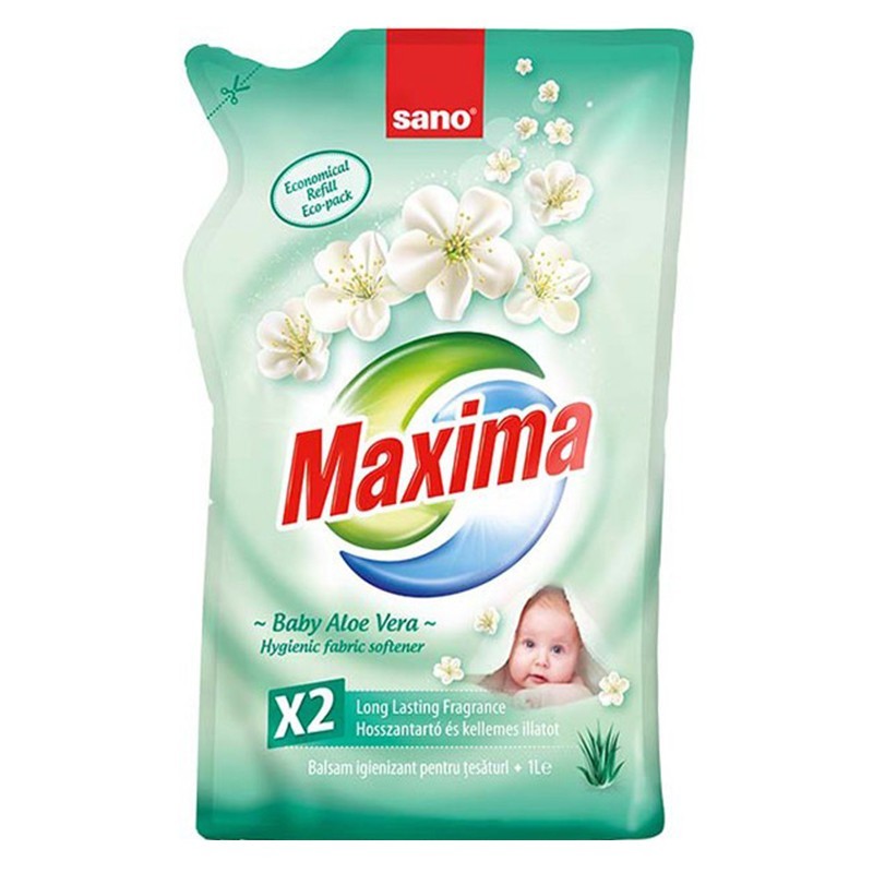 Set 3 x Balsam de Rufe Sano Maxima Baby Aloe Vera, 1 l Oferta Pret ...
