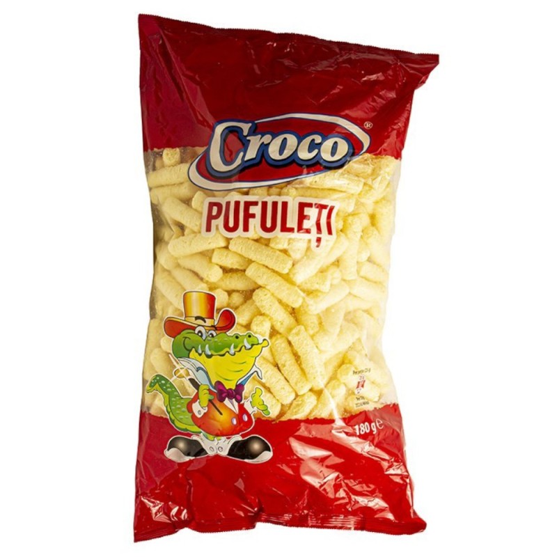 Pufuleti Croco, 180 g Oferta Pret - Trada.ro