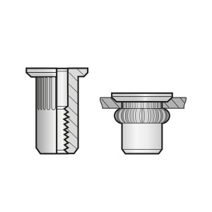 Piulite-nit Ingropate Cap Lat Inox-M 4 X 9.5 Oferta Pret - Trada ...