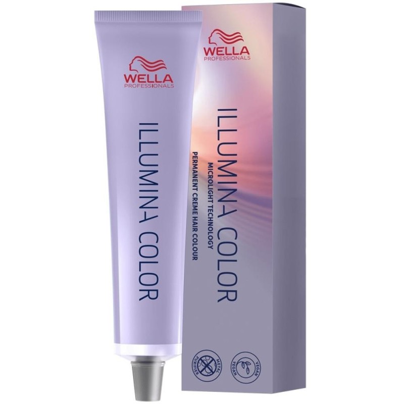 Vopsea de Par Permanenta Wella Professionals Illumina Color, 7/3 ...